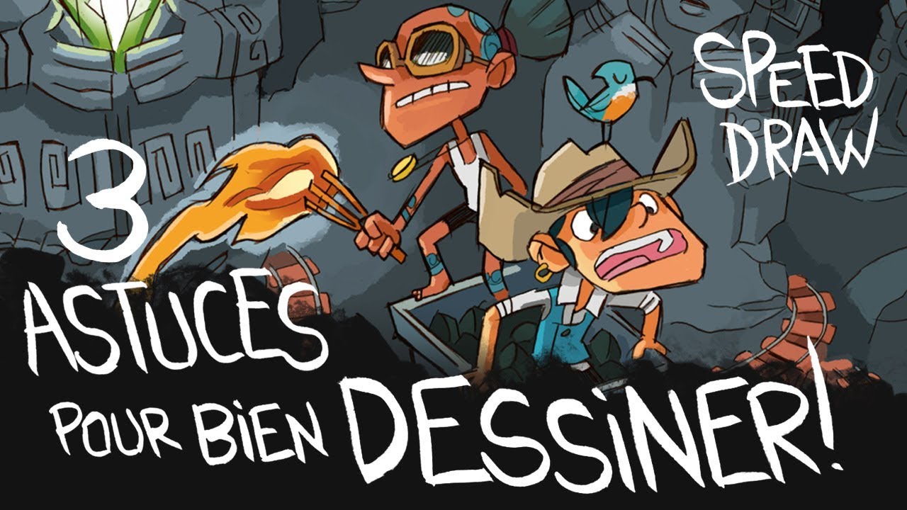 Trois ASTUCES pour bien dessiner #4 - YouTube