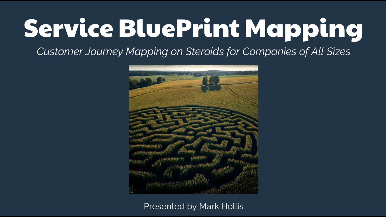 Advanced Customer Service Blueprint Mapping - YouTube