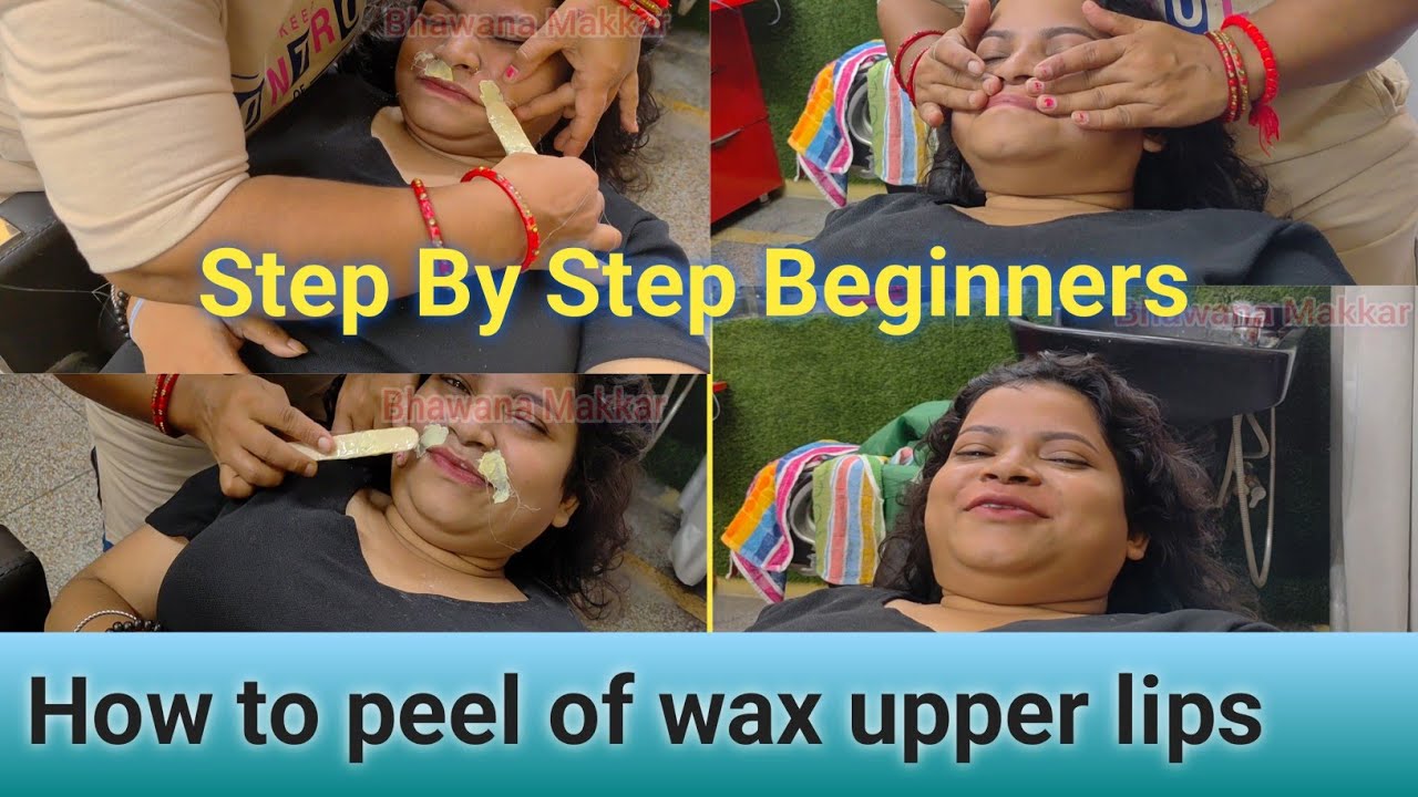 How to peel of wax upper lips💋|Upper Lips Wax Kaise Kare | Peel of wax ...