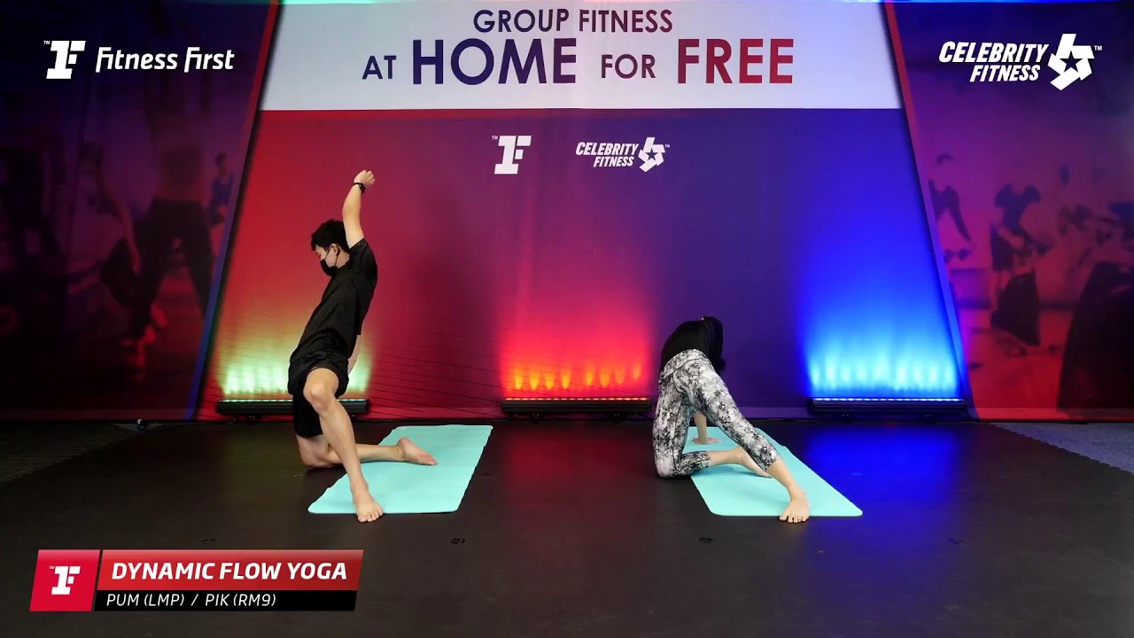 Group Fitness at Home : Dynamic Flow Yoga 30/8/2022 - YouTube