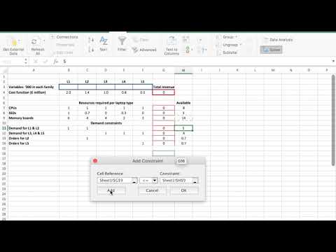 Excel solver - YouTube
