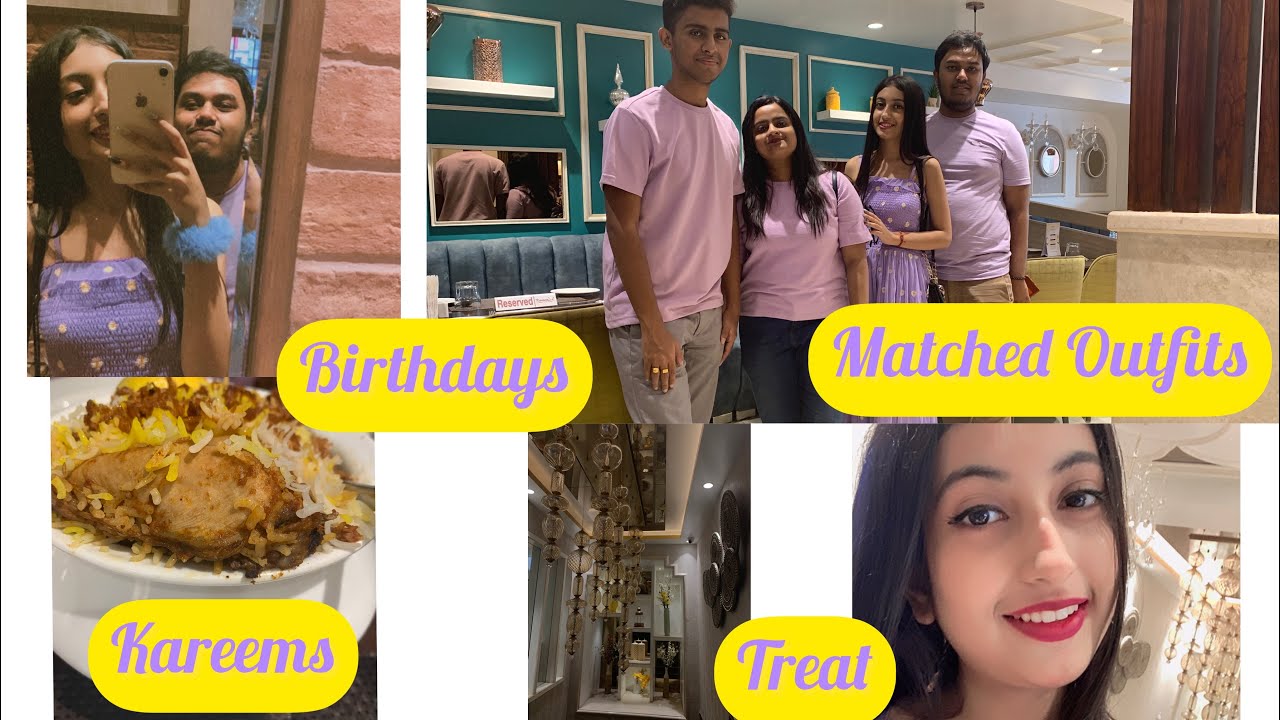 Matched Outfits For A Birthday Treat| Kareem’s special Dum Biriyani ...