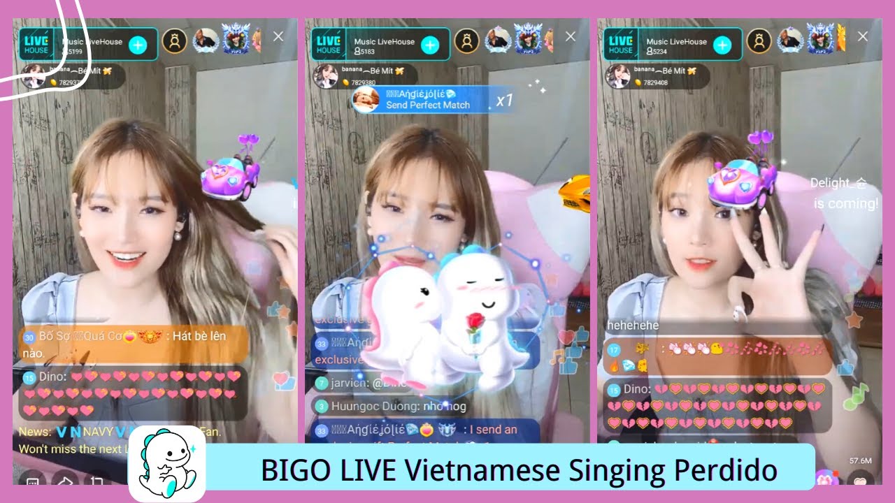 BIGO LIVE Vietnamese Singing Perdido 🎤 ️ - YouTube