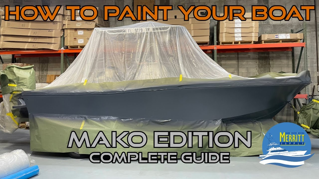 How To Paint Your Boat MAKO Edition. COMPLETE GUIDE - YouTube