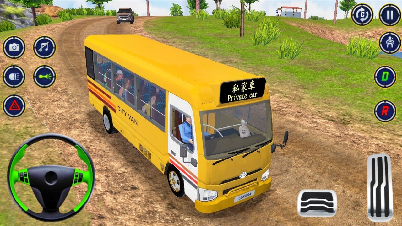 Real Van Driving Simulator Games | Minibus Offroad Driving Video Game ...