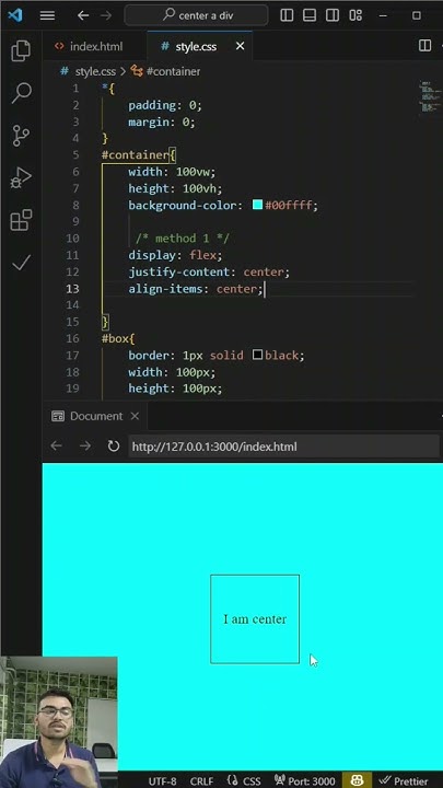 Best ways to center a div, check pinned comment for the code #software ...