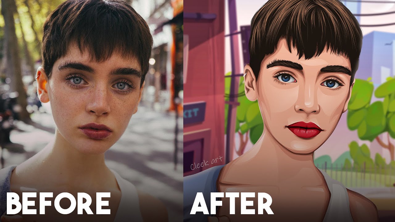 Convert Reference To Digital Art Using Illustrator Vector Art YouTube Convert Reference To Digital Art Using Illustrator Vector Art YouTube