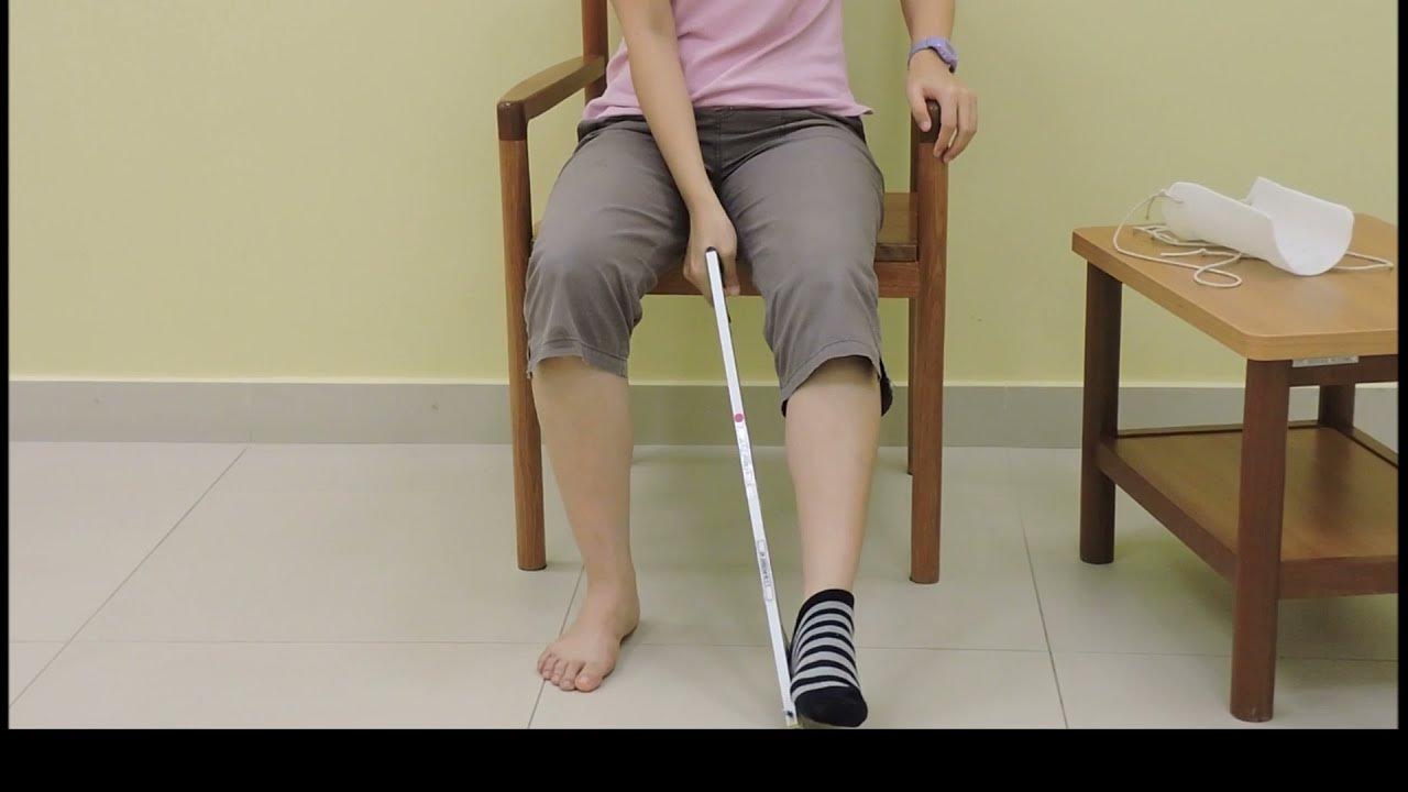 NUH Occupational Therapy - Wearing Socks With Sock Aid - YouTube