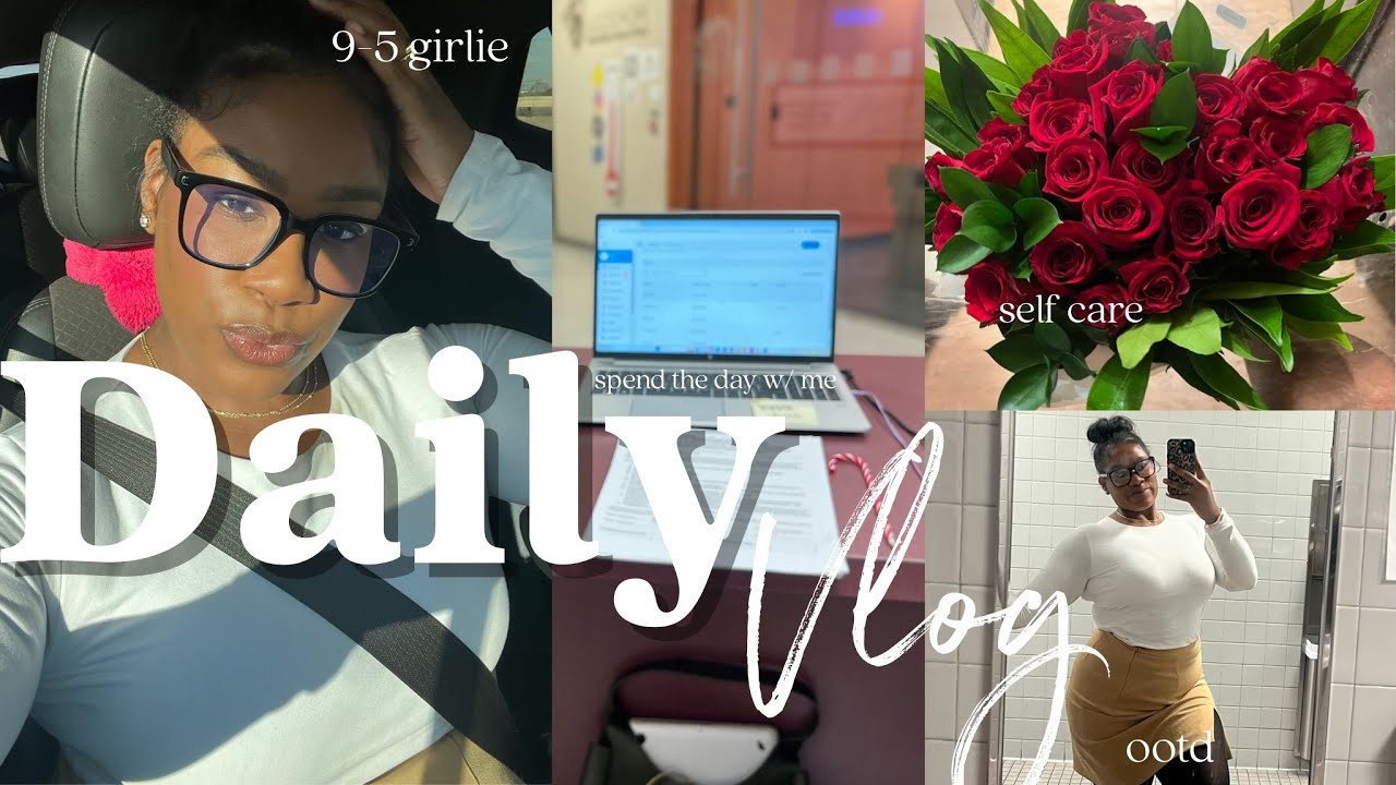 Vlog| my 9-5 day in my life + running late! welcome 2025 + self care ...