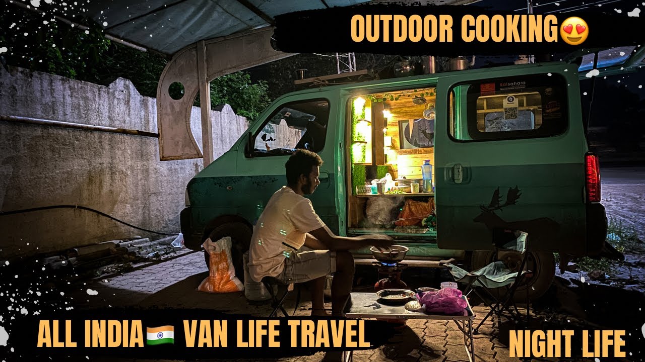 😍outdoor |cooking ⛺️ |All india 🇮🇳 van life travel | Gujarat 😍🚌 # ...