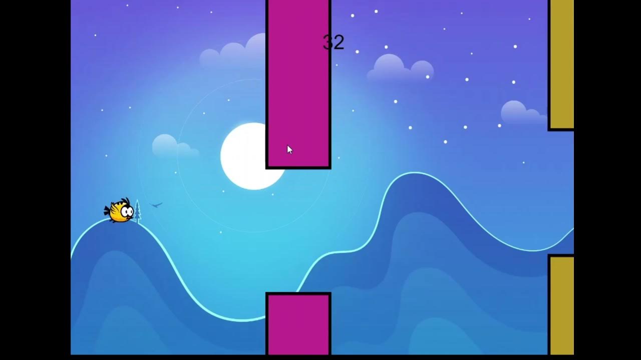 Flappy Bird Game Clone JavaScript p5 - YouTube