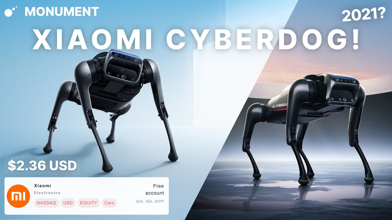 Cyberdog By Xiaomi! AN OPEN SOURCE QUADRUPED ROBOT COMPANION - YouTube