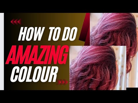 how to do Red colure hairstyletutorial - YouTube