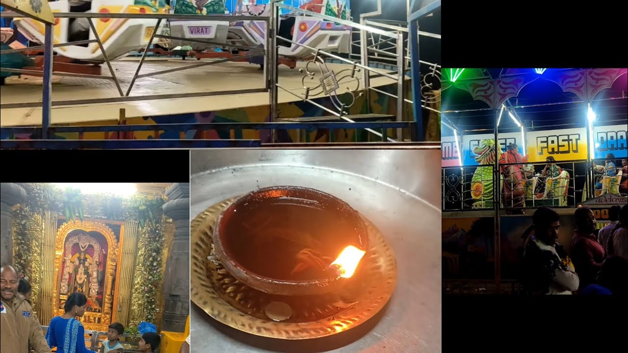 Visiting gangapuram jathara with my family# viral video - YouTube