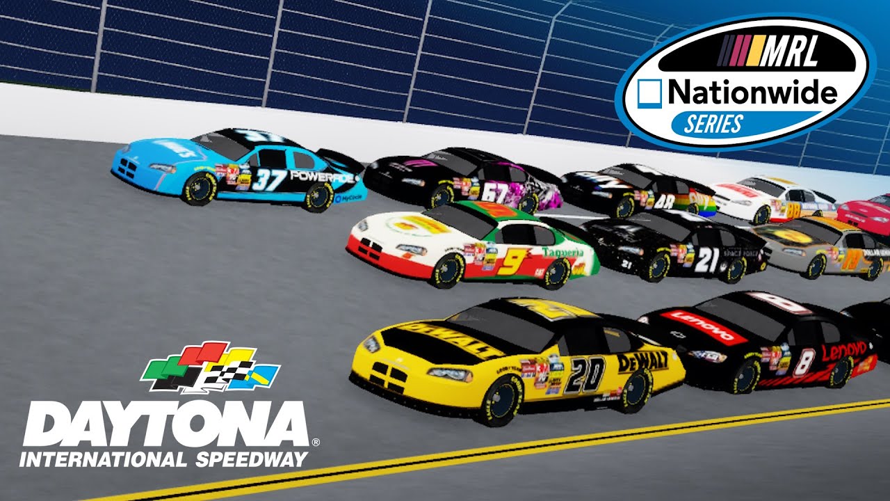 MRL Nationwide Series Season 3 - Daytona 100 (Race 1) - YouTube