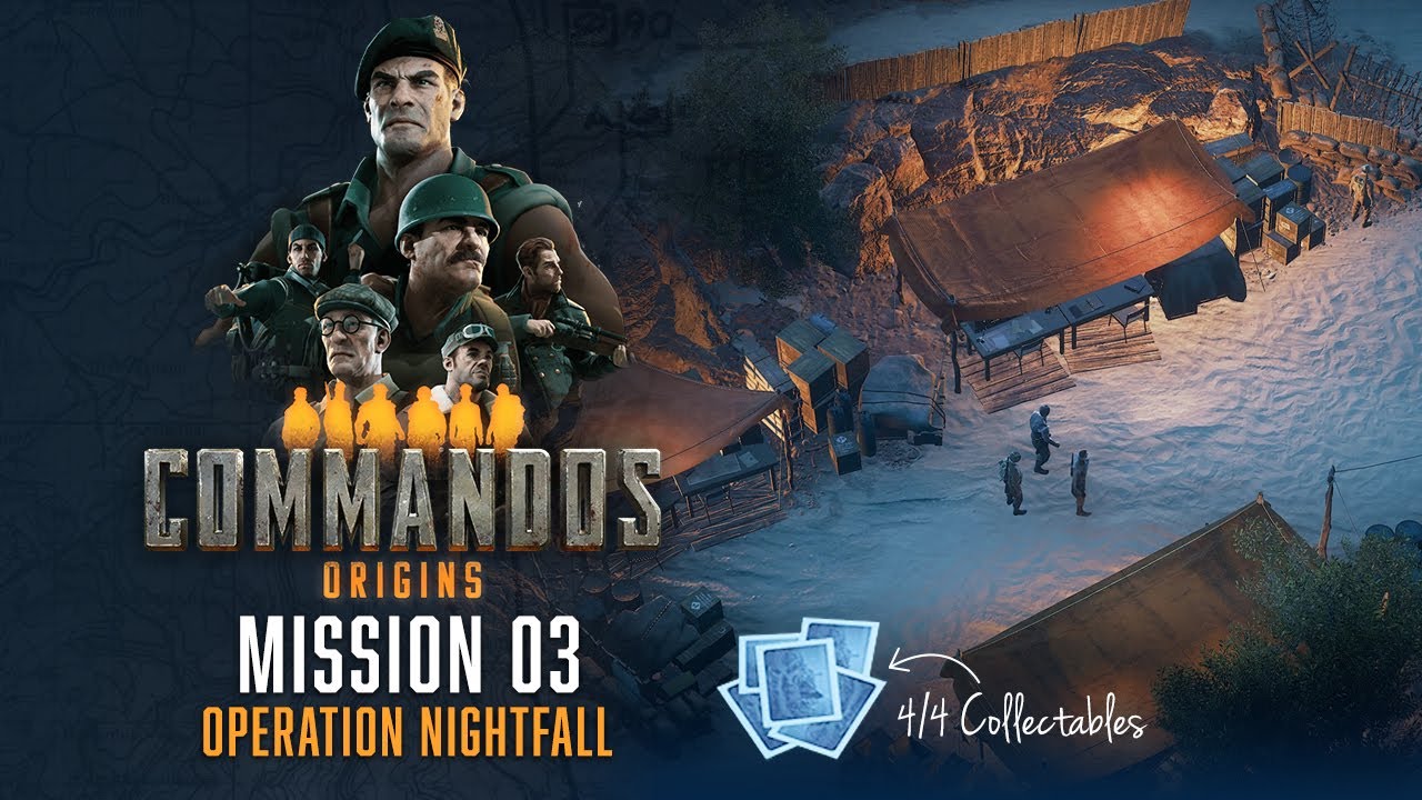 Commandos: Origins - Mission 3 (Hard) | Operation Nightfall ...