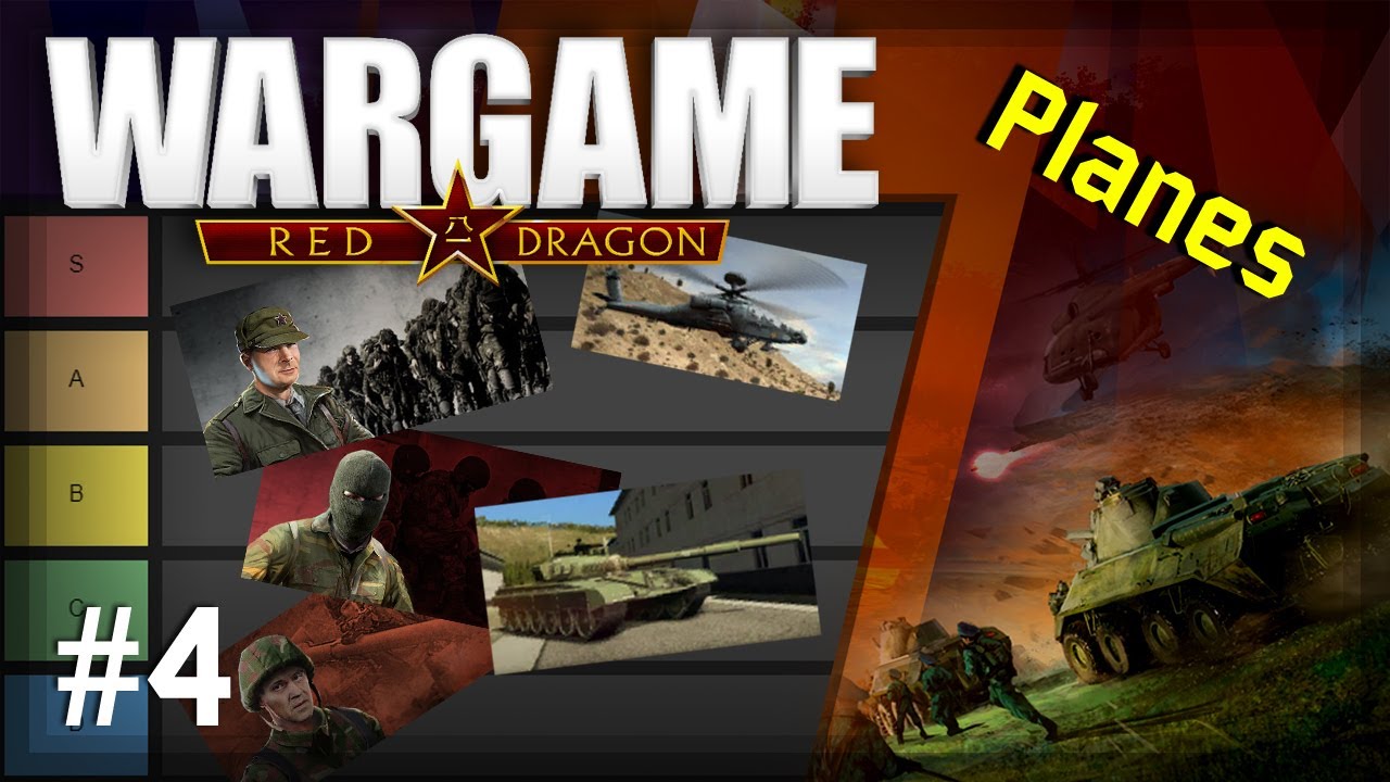Ranking EVERY SINGLE Wargame Red Dragon Unit: Planes [Part 4] - YouTube