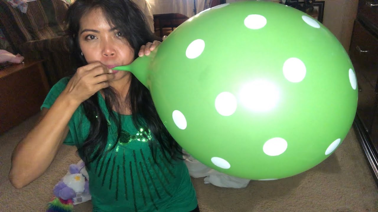 Blowing and Deflate balloon none popping - YouTube