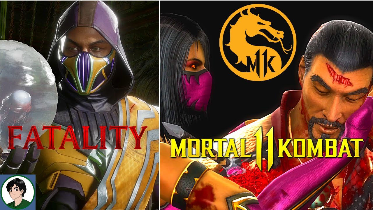 Mortal Kombat 9 Fatalities With MK11 Music And Announcer - YouTube