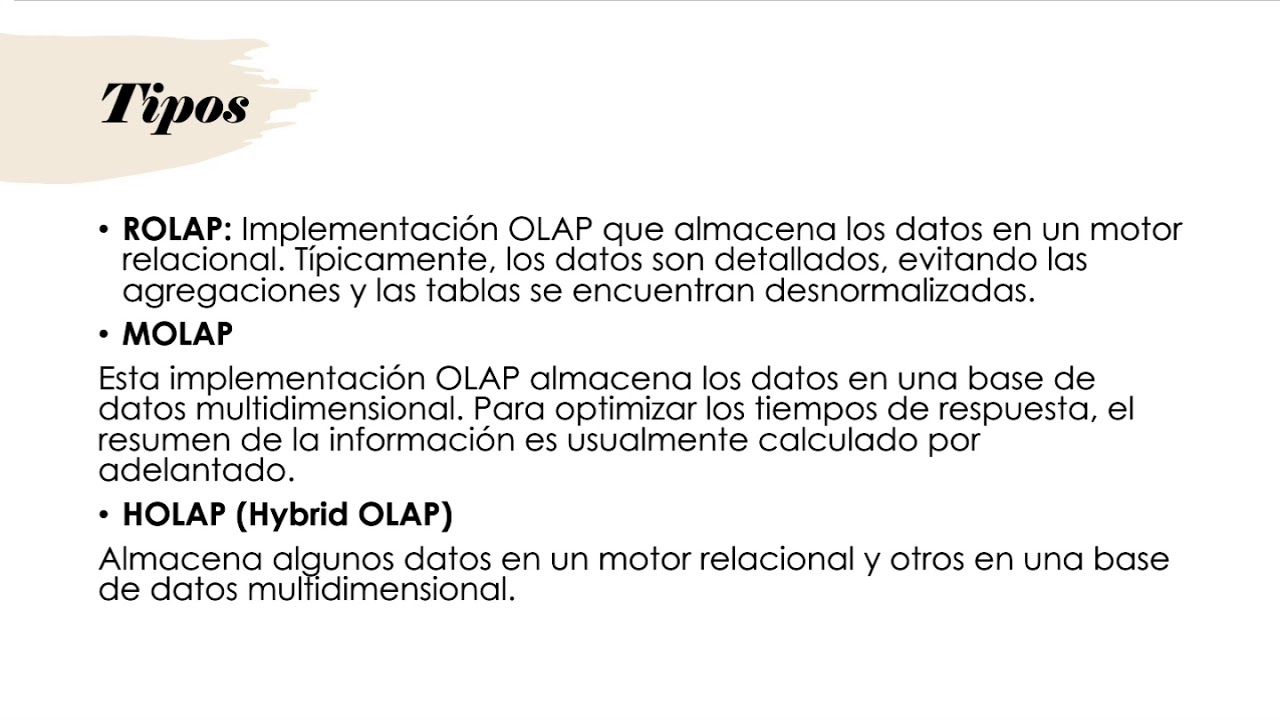 Análisis de Datos y Cubos OLAP - YouTube