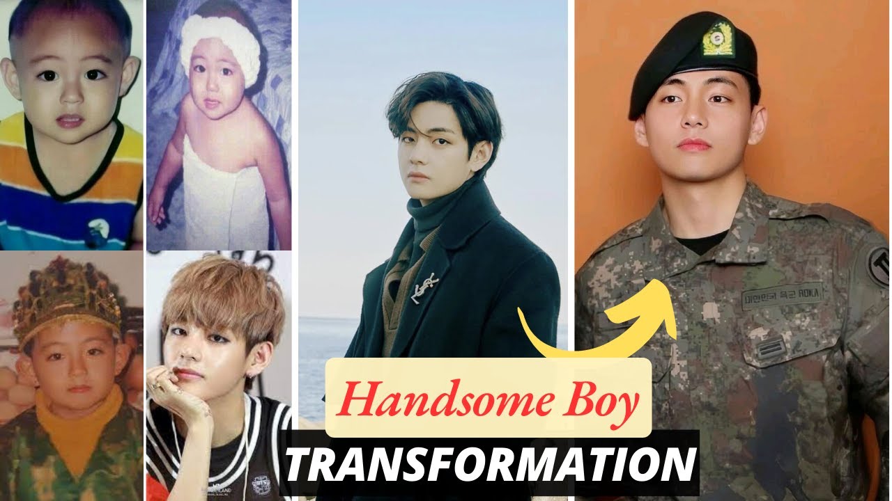 Kim Taehyung aka BTS V Transformation from 1 to 28 | 2024 - YouTube
