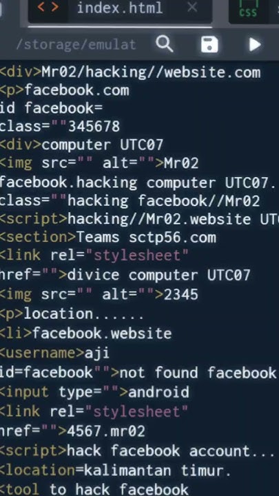 Script Html Hack Akun Fb 2022 Work 💯% janggan lupa subscribe 🙏 #Short - YouTube
