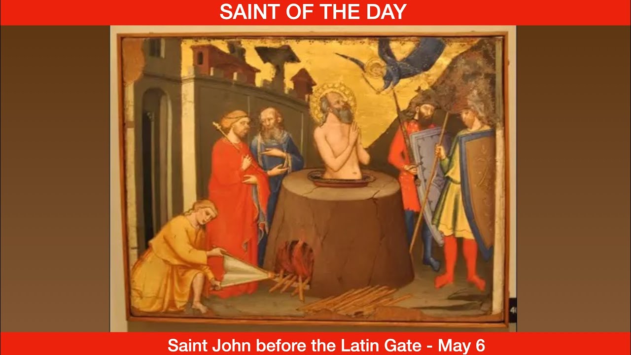 Saint John Before the Latin Gate - May 6th - YouTube