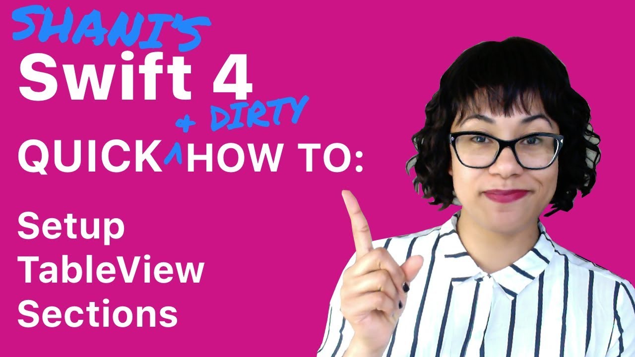 Swift 4 How To Setup TableView Sections YouTube swift-4-how-to-setup-tableview-sections-youtube