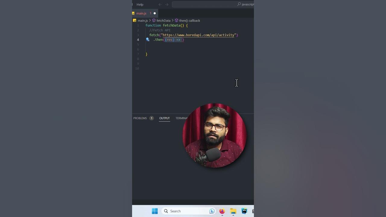 Fetch Api 🔥 In Javascript Javascript Javascriptinterview Youtube 