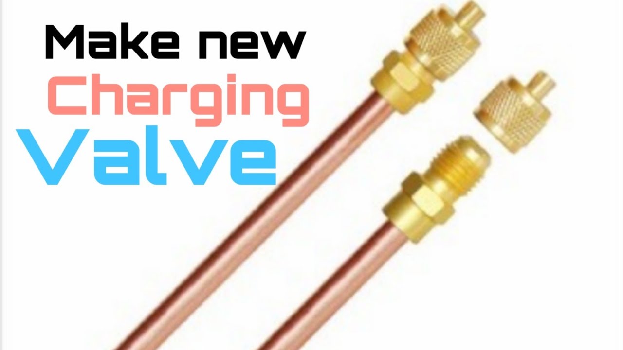 #Gktech #Air-conditioning #Charging #valve How To make new charging ...