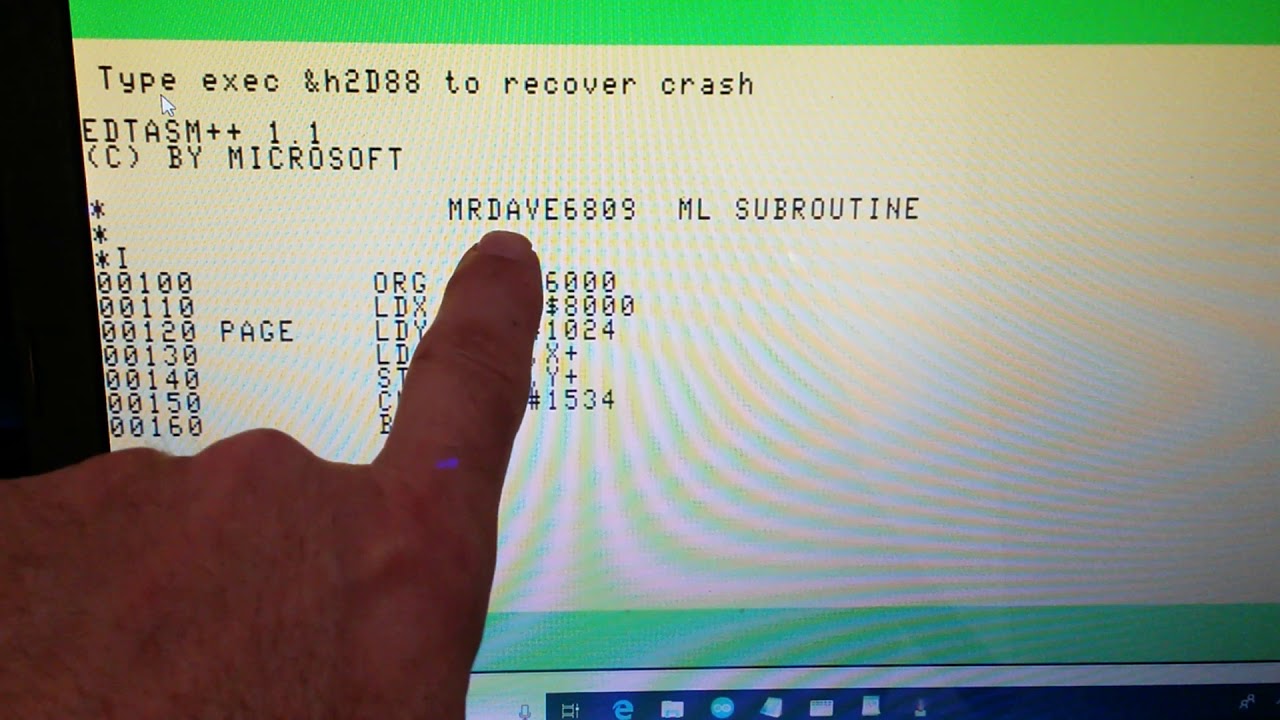 Writing Machine Language Code For Basic 6809 6309 YouTube Writing Machine Language Code For Basic 6809 6309 YouTube