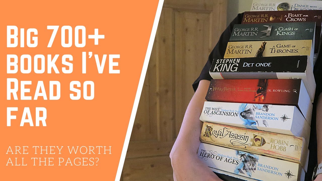 The Largest Books I've Read So Far 700+ pages | 2020 - YouTube