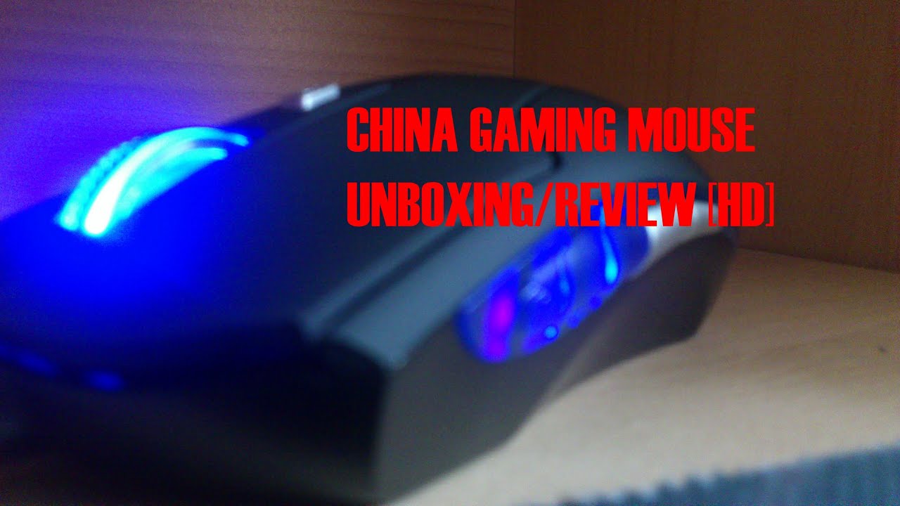 China Gaming mouse Unboxing - YouTube