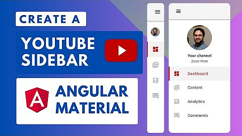Youtube style Sidebar with Angular Material Tutorial - YouTube
