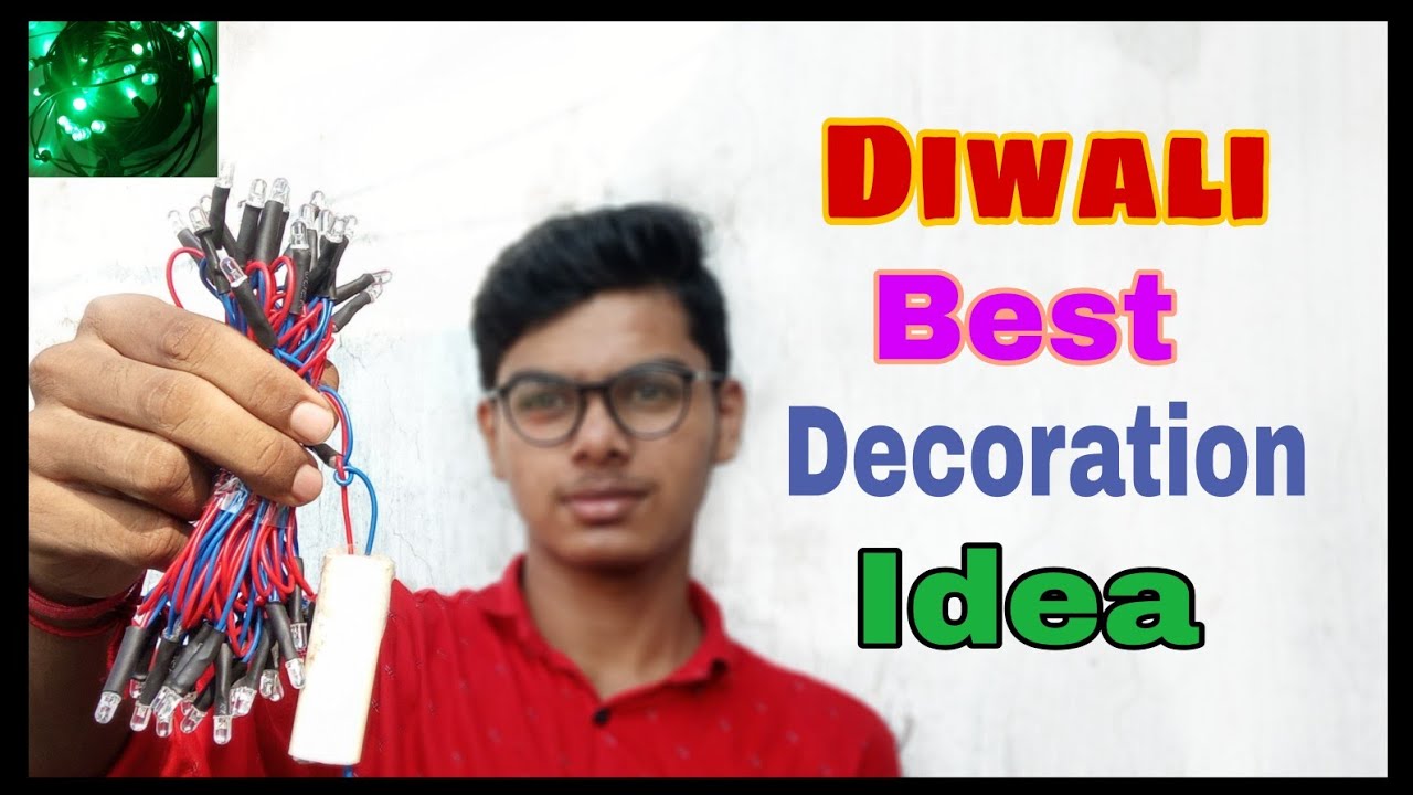 How to Make Longest LED Chain at Home // 50 Pieces LED Rice Chain ...