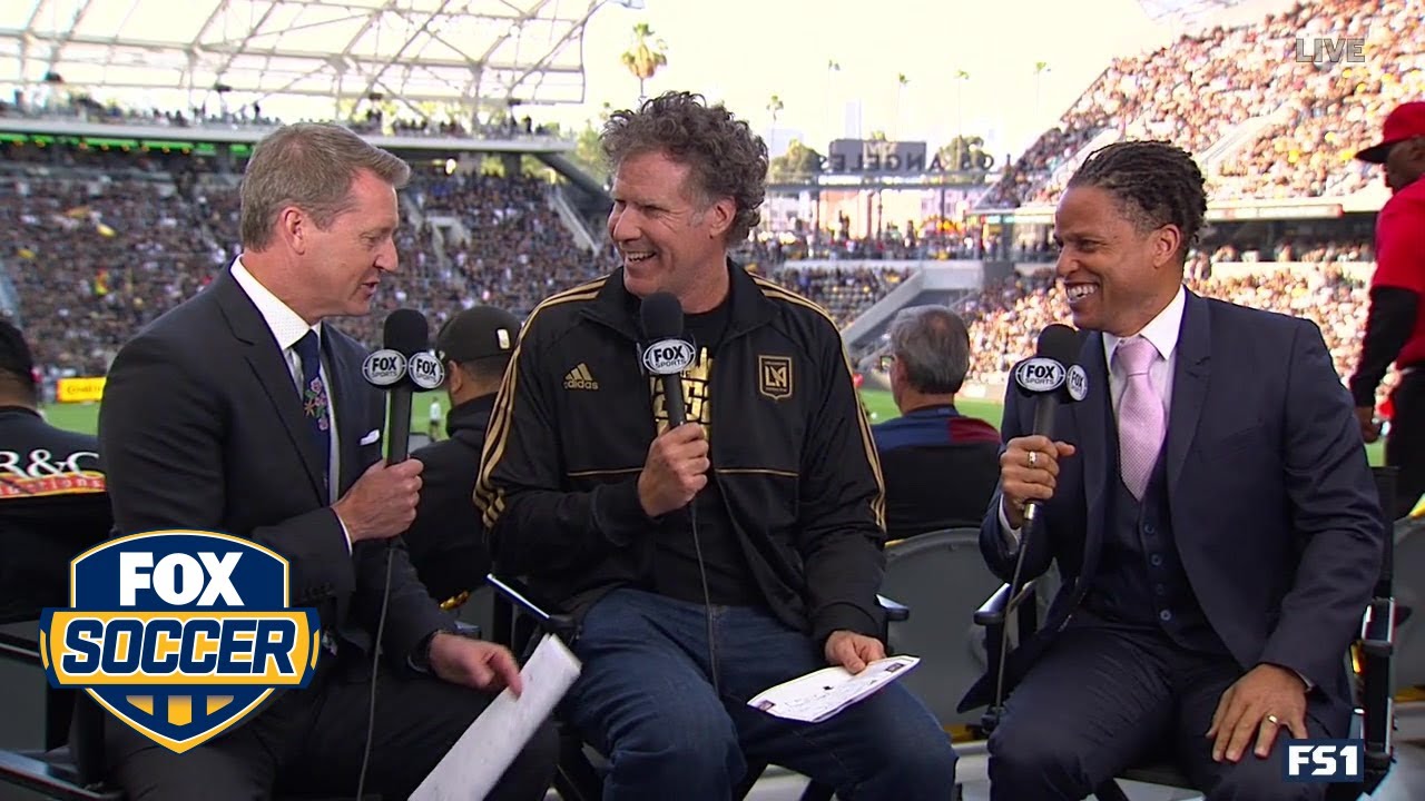 Will Ferrell announces LAFC starting XI on FS1 pregame show | FOX ...