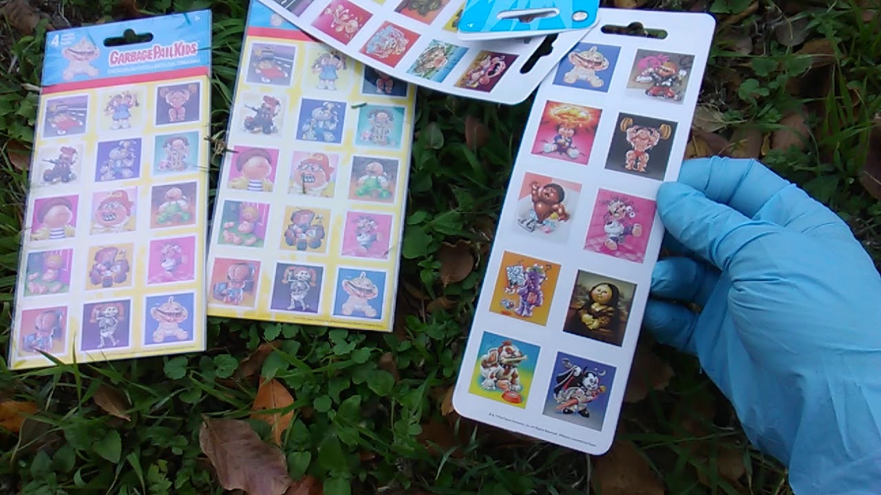 GPK Wednesday! Garbage Pail Kids Sticker Sheets from Five Below! - YouTube