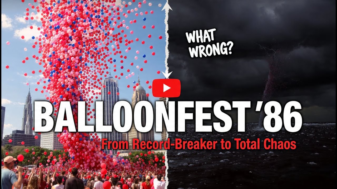 This Balloon Release Destroyed an Entire City's Day - YouTube