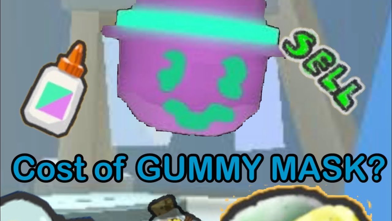 Finding the price of GUMMY MASK in USD (Bee Swarm Simulator) - YouTube