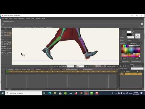 new tutorial of walk cycle in moho 13 5 - best tutorial of moho 2023 - part 3 - YouTube