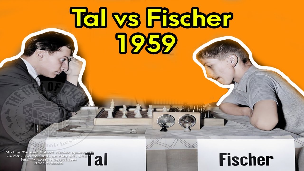 'Witness the historic chess match between Mikhail Tal and Bobby Fischer ...