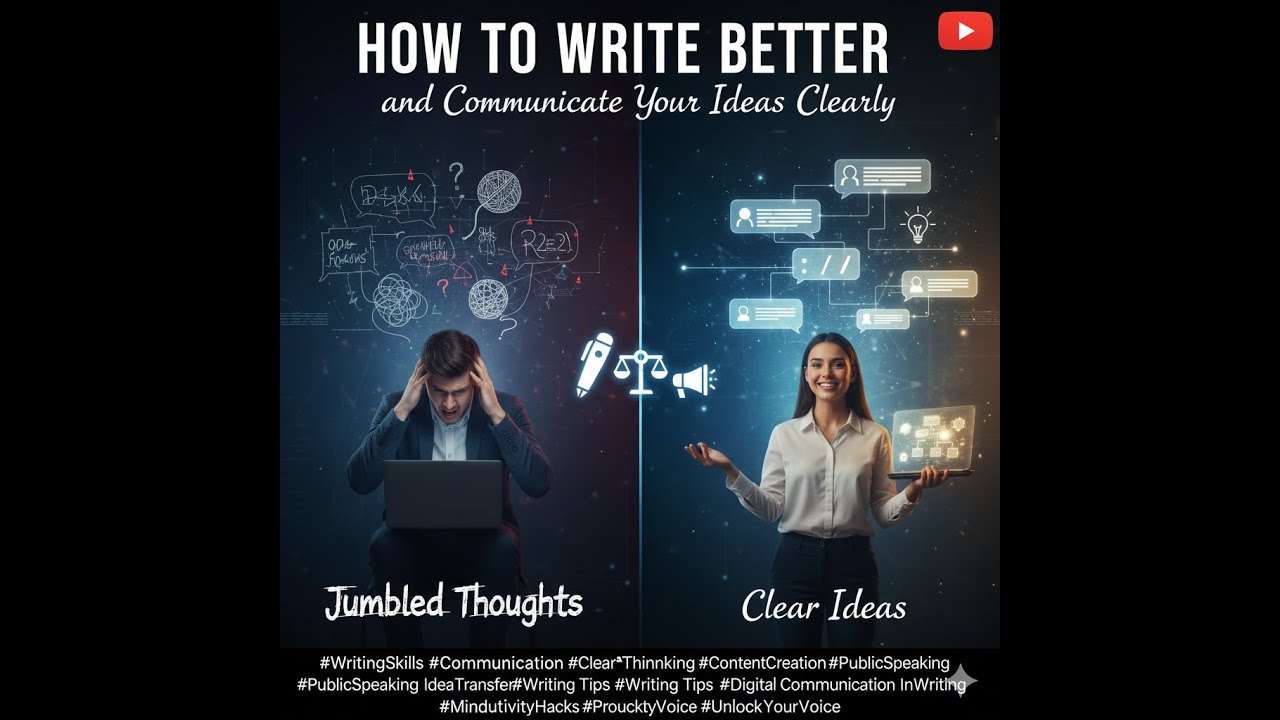 Day 23: How to Write Better and Communicate Your Ideas Clearly - YouTube