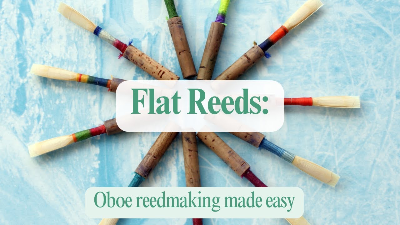 Fix your flat oboe reeds - YouTube