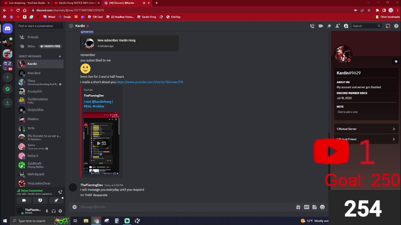 Kardin Hong NOTICE ME!! | Live🔴 - YouTube