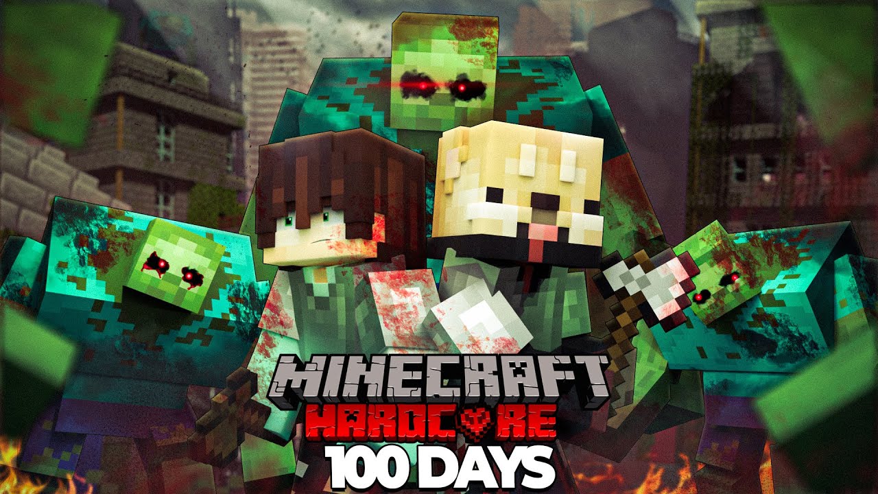 Surviving 100 Days in a Mutant Zombie Apocalypse - YouTube