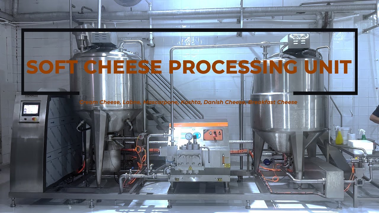 HOMMAK® | Soft Cheese Processing Unit - YouTube