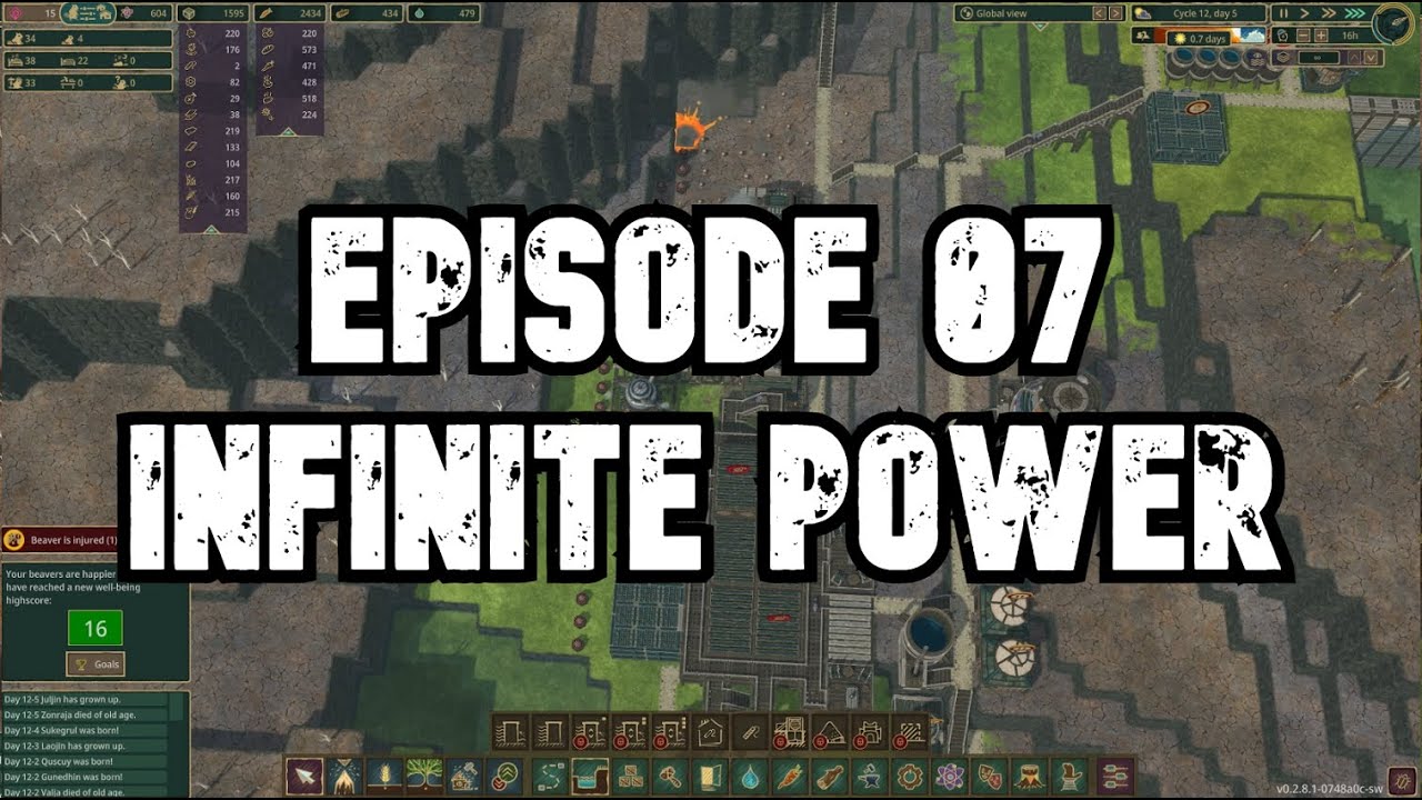 Timberborn - Hard Mode Infinite Power 07 TNT & Healing Magic - YouTube