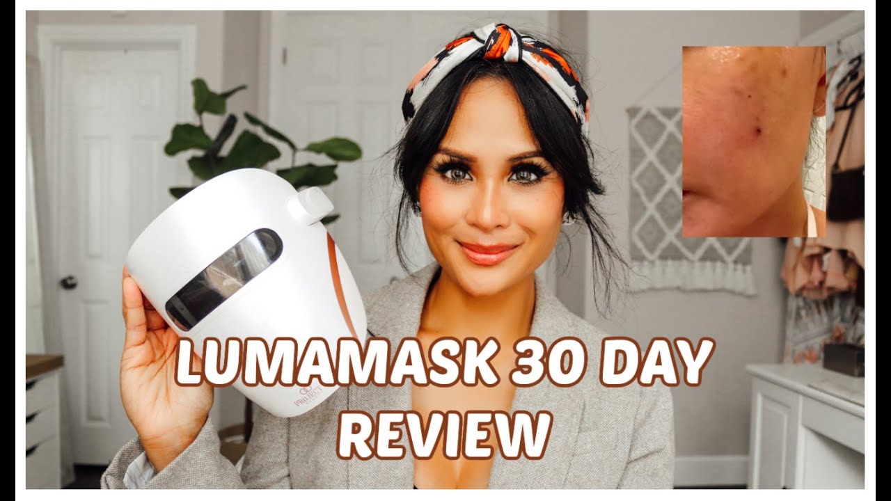 LUMAMASK 30 DAY REVIEW | LED LIGHT THERAPY MASK | PROJECT E BEAUTY ...