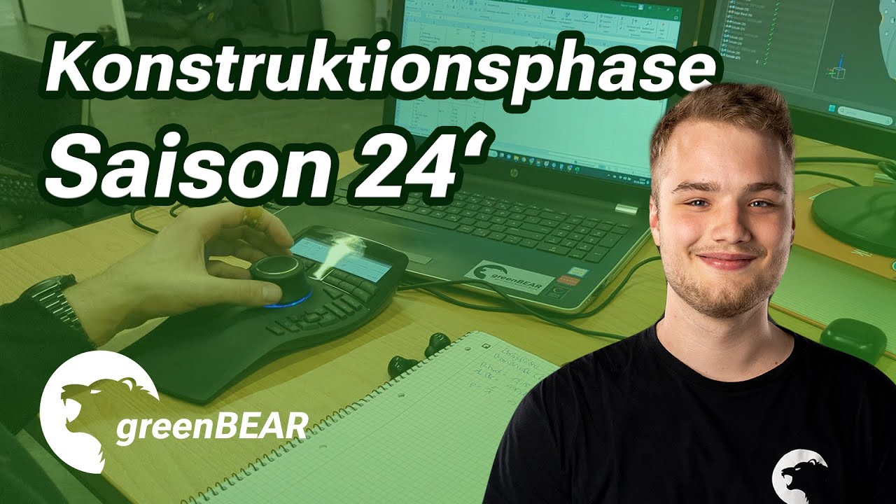 Konstruktionsphase Saison '24 | greenBEAR - FormulaStudent - YouTube