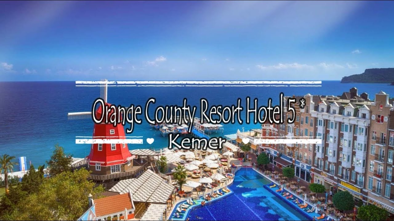 Orange County Resort Hotel 5*, Kemer, Turkey - YouTube